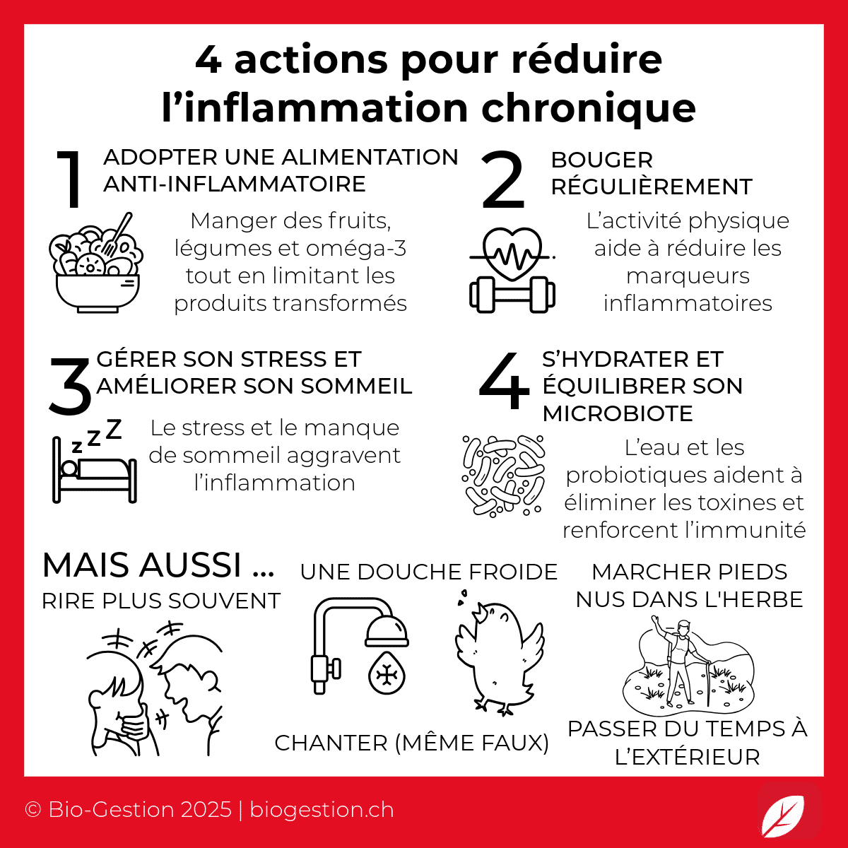 Réduire naturellement l’inflammation chronique | Bio-Gestion