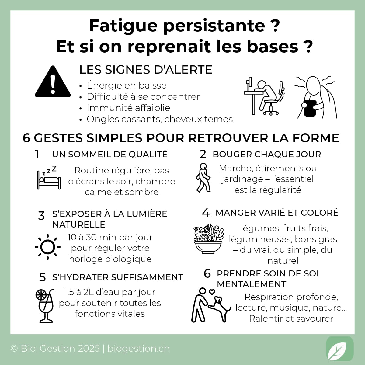 Fatigue persistante ? Et si c’était un signe de carence